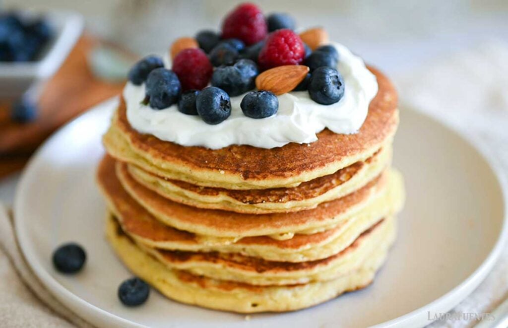 Cottage Cheese Almond Flour Pancakes