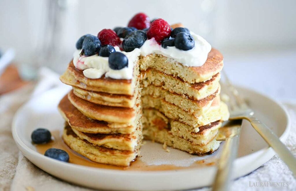 Cottage Cheese Almond Flour Pancakes
