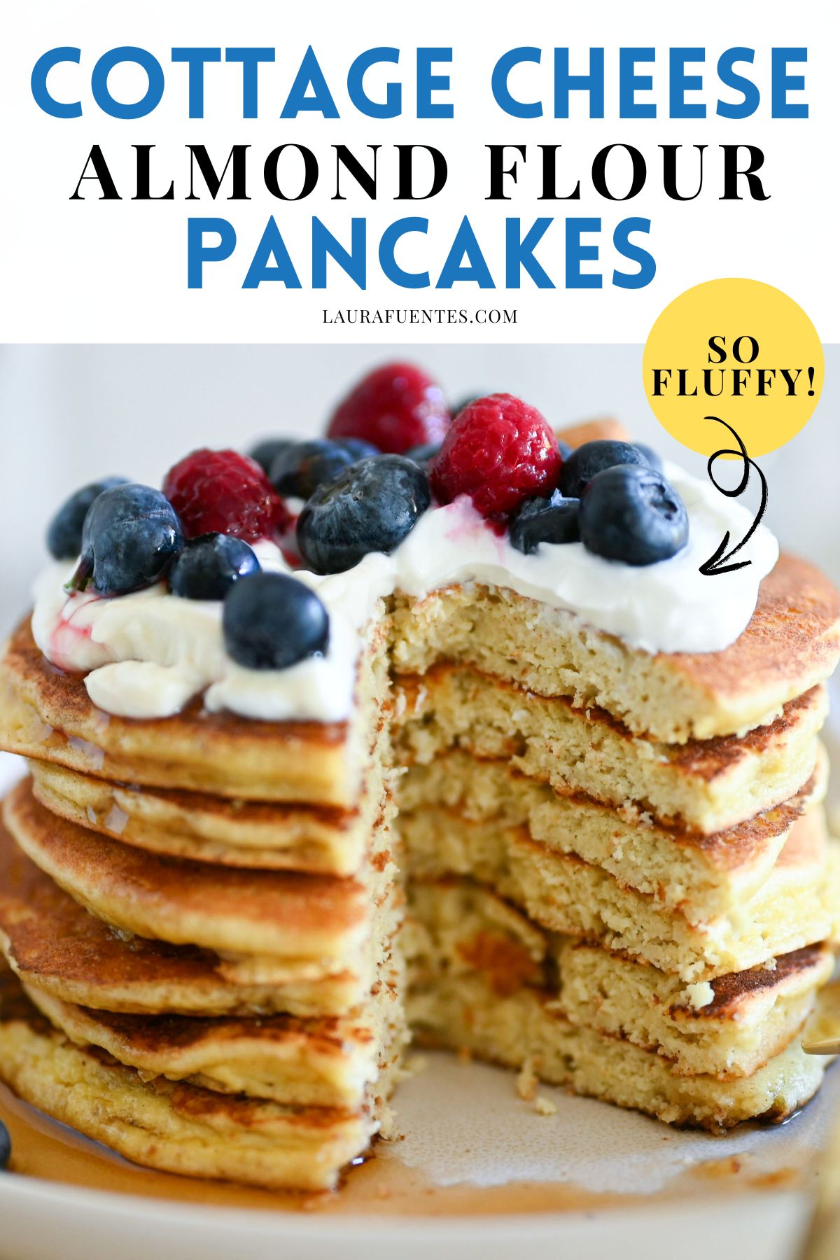 Cottage Cheese Almond Flour Pancakes