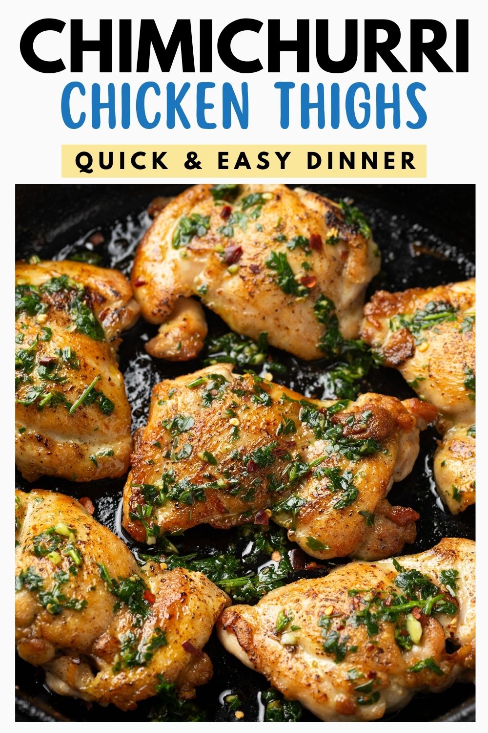 Chimichurri Chicken Thighs