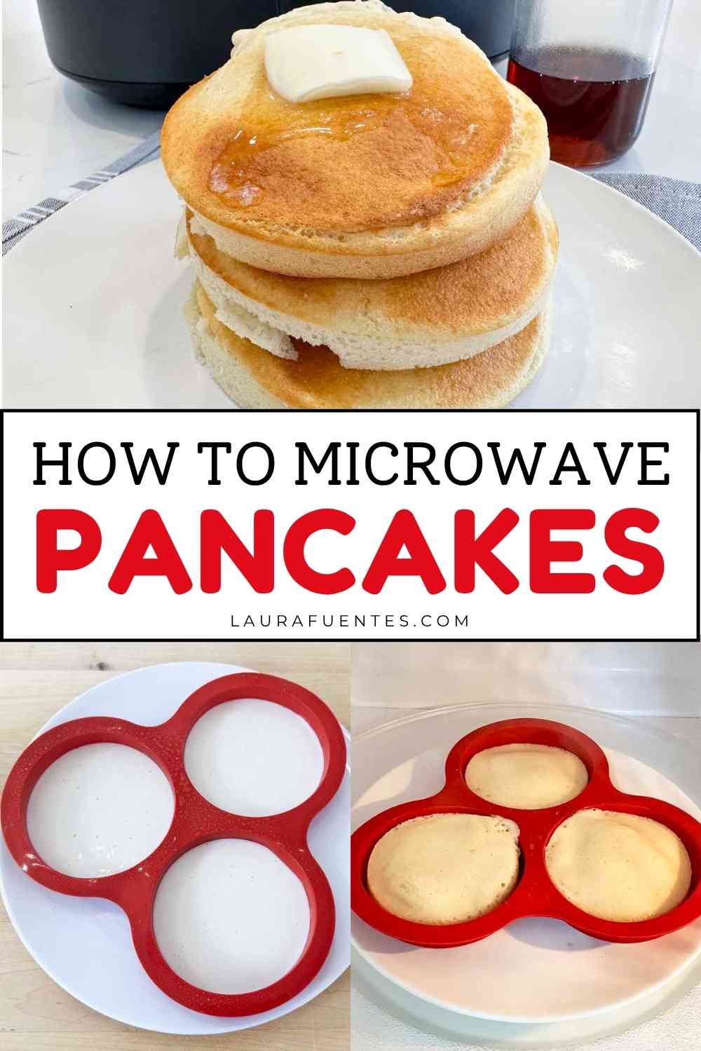 Fluffy Microwave Pancakes