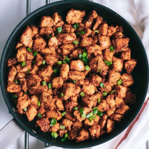 Taco Seasoned Cubed Chicken Recipe