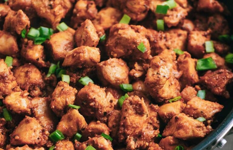 Taco Seasoned Cubed Chicken Recipe