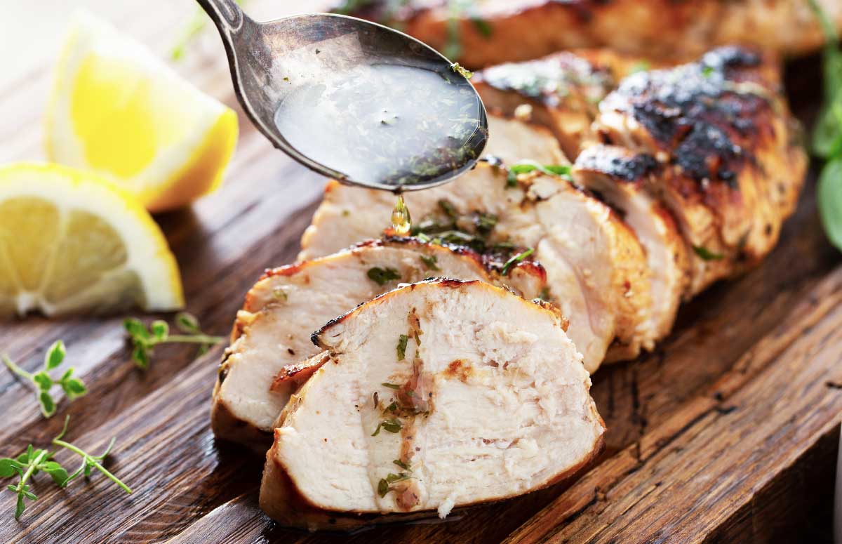 Balsamic Chicken Breasts in a Pan