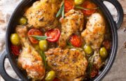 Basque Chicken Thighs (Skillet Recipe)