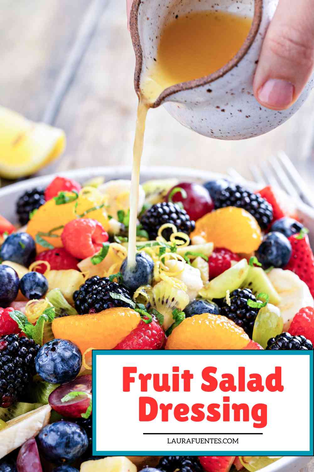 Easy Fruit Salad Dressing with 3 Ingredients