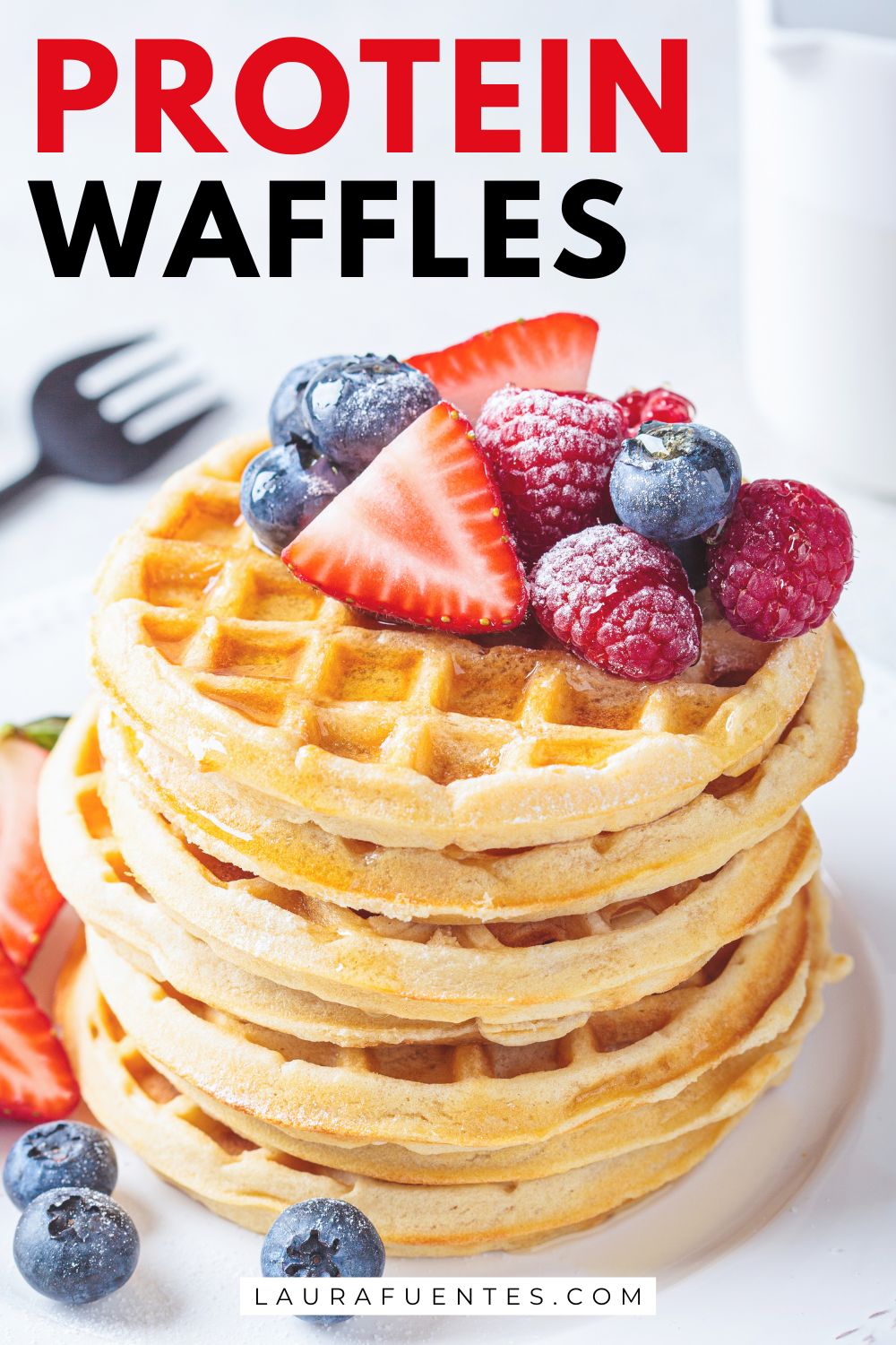 Protein Waffles with Protein Powder (10g Each)