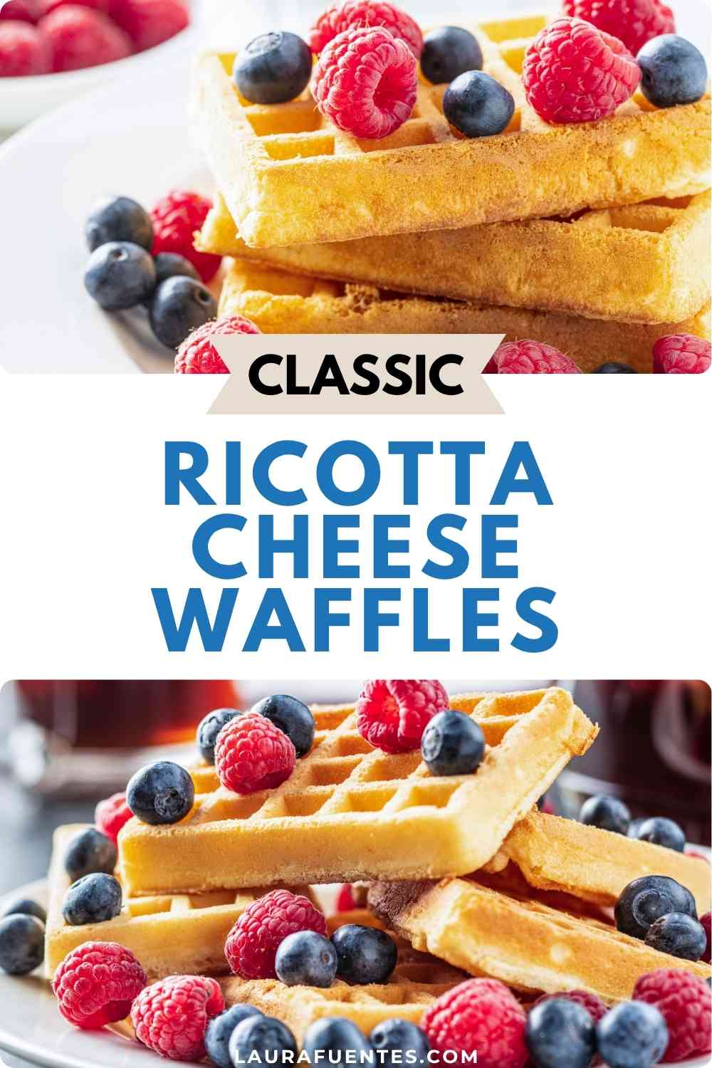 Classic Ricotta Waffles Recipe