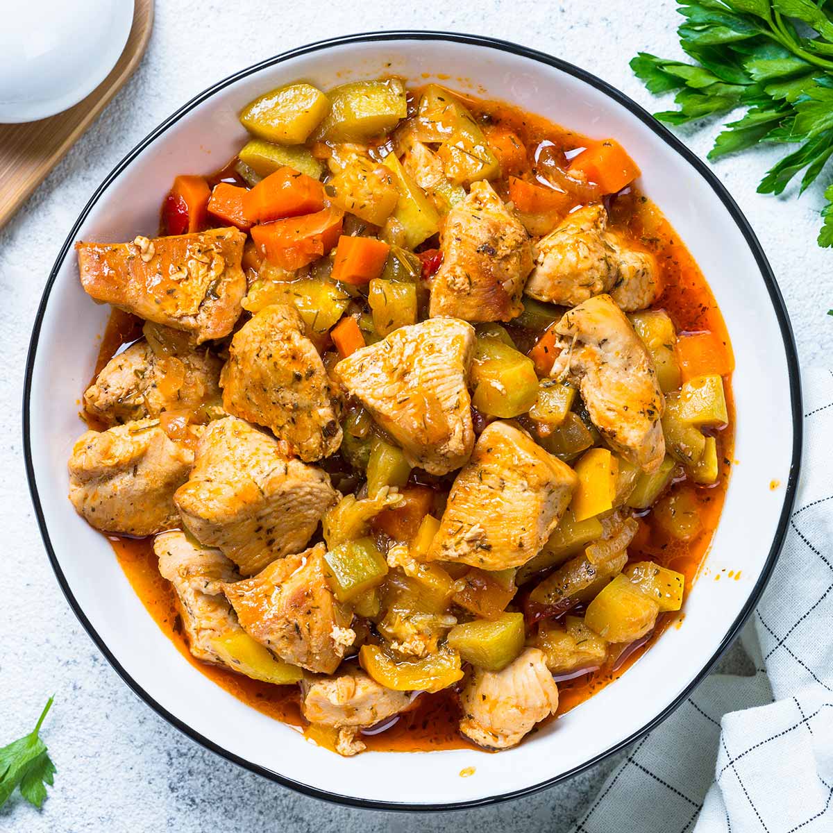 One-Pot Chicken and Zucchini Stew Recipe