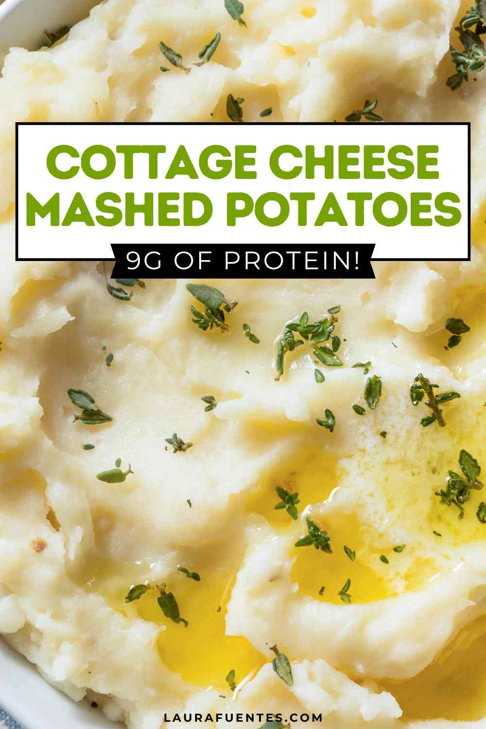 Creamy Cottage Cheese Mashed Potatoes (9g Protein)