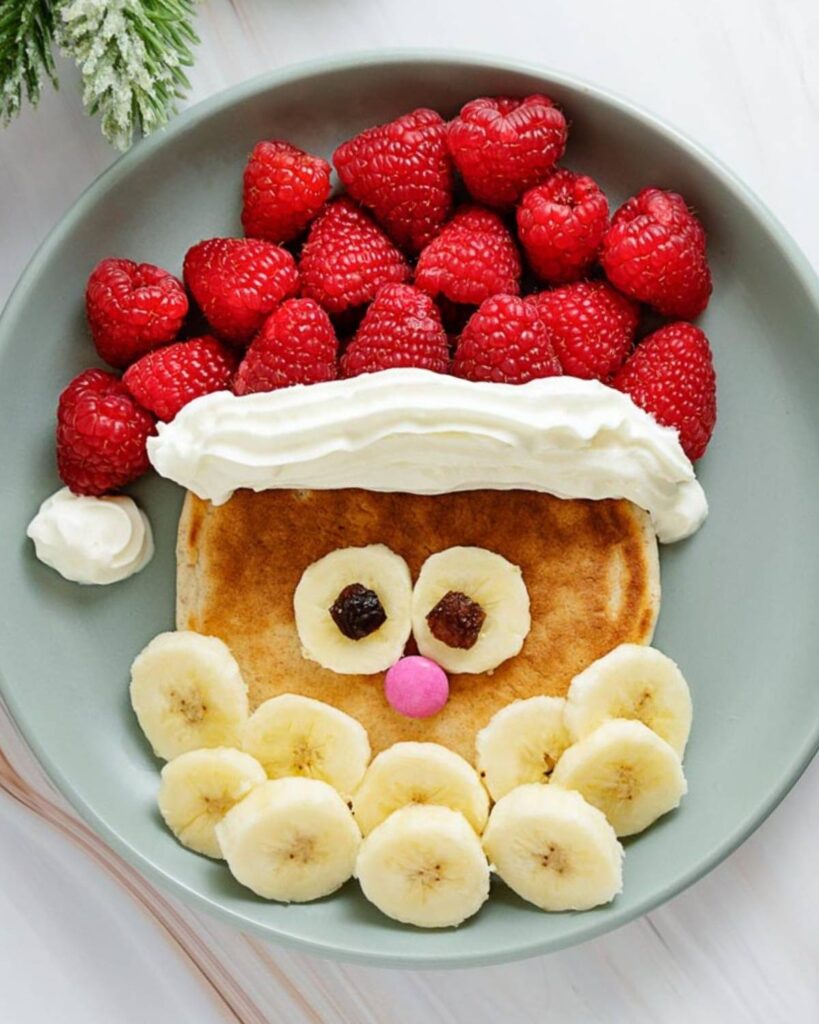 Santa Pancakes (Quick & Easy!)