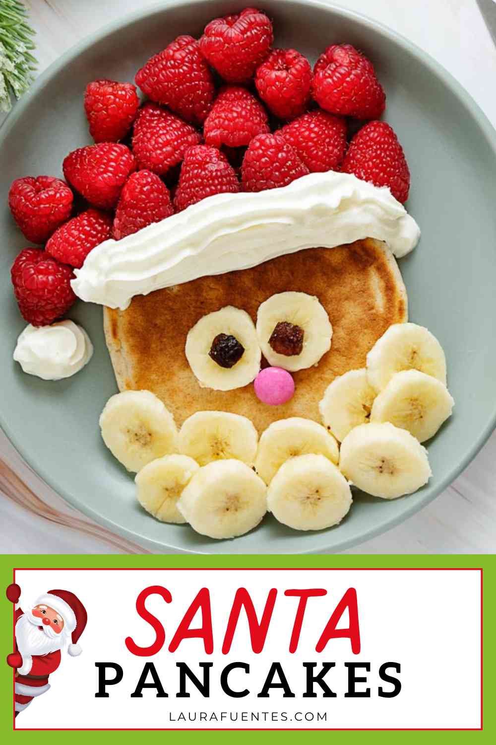 Santa Pancakes (Quick & Easy!)
