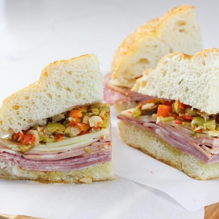 Authentic New Orleans Muffuletta Sandwich Recipe