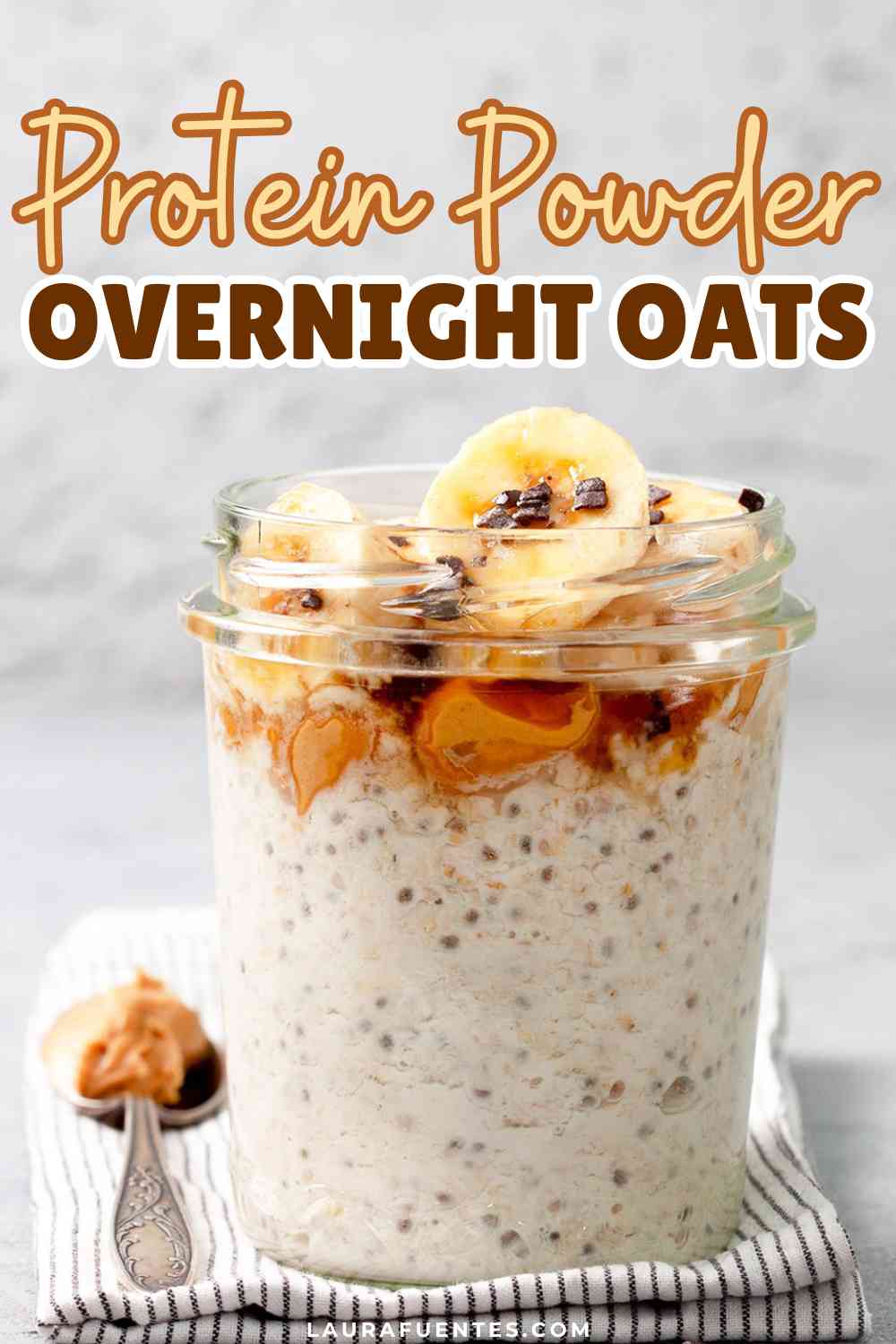 Protein Powder Overnight Oats (25g protein)